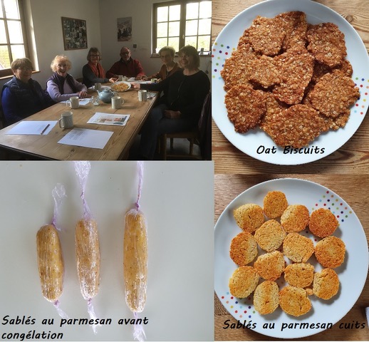 Association Franco-Britannique | Recettes | Sablés au parmesan